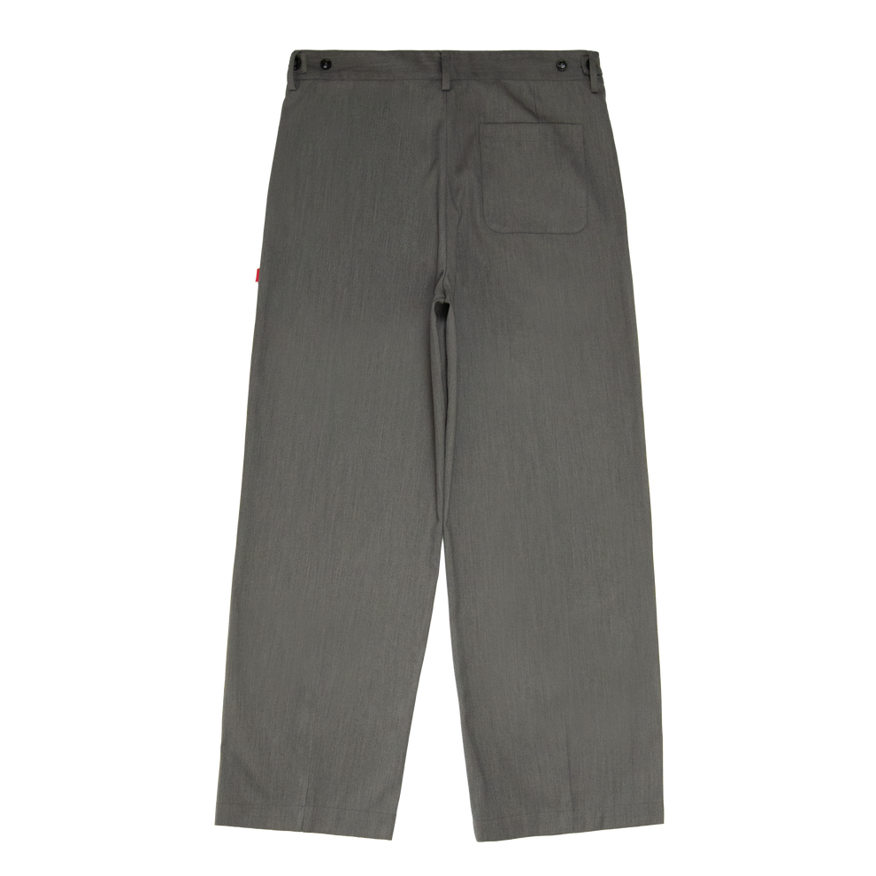 Daily Pleated Pants [Dark Grey Melange] – 99Based GmbH